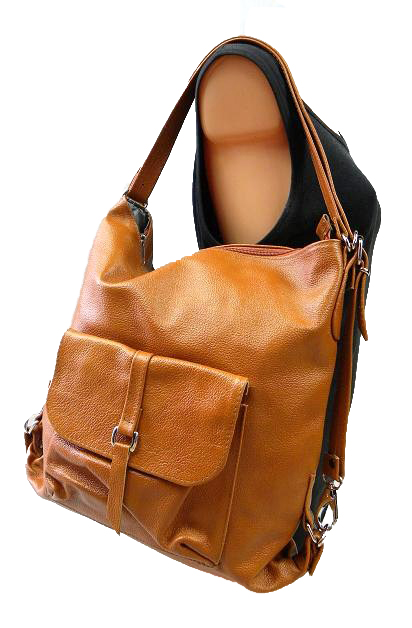 1. Alhambra™ Genuine Leather Shoulder Bag And Backpack 2in1 - Color ...